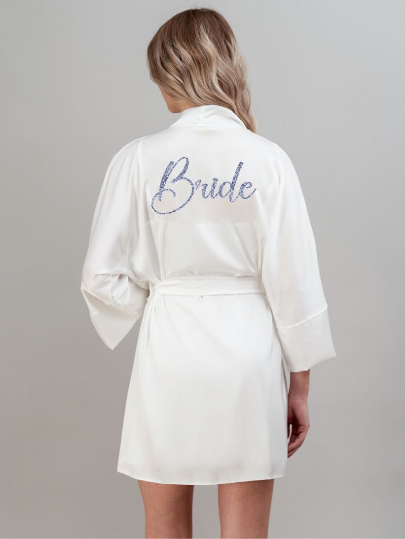 Halat Bride Glitter Argintiu - Magazinul Mireselor